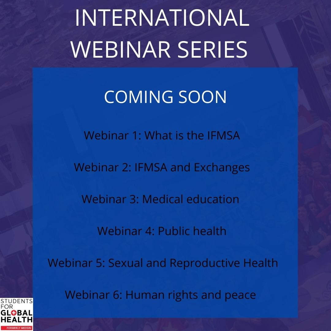 International Webinar Series – Students for Global Health